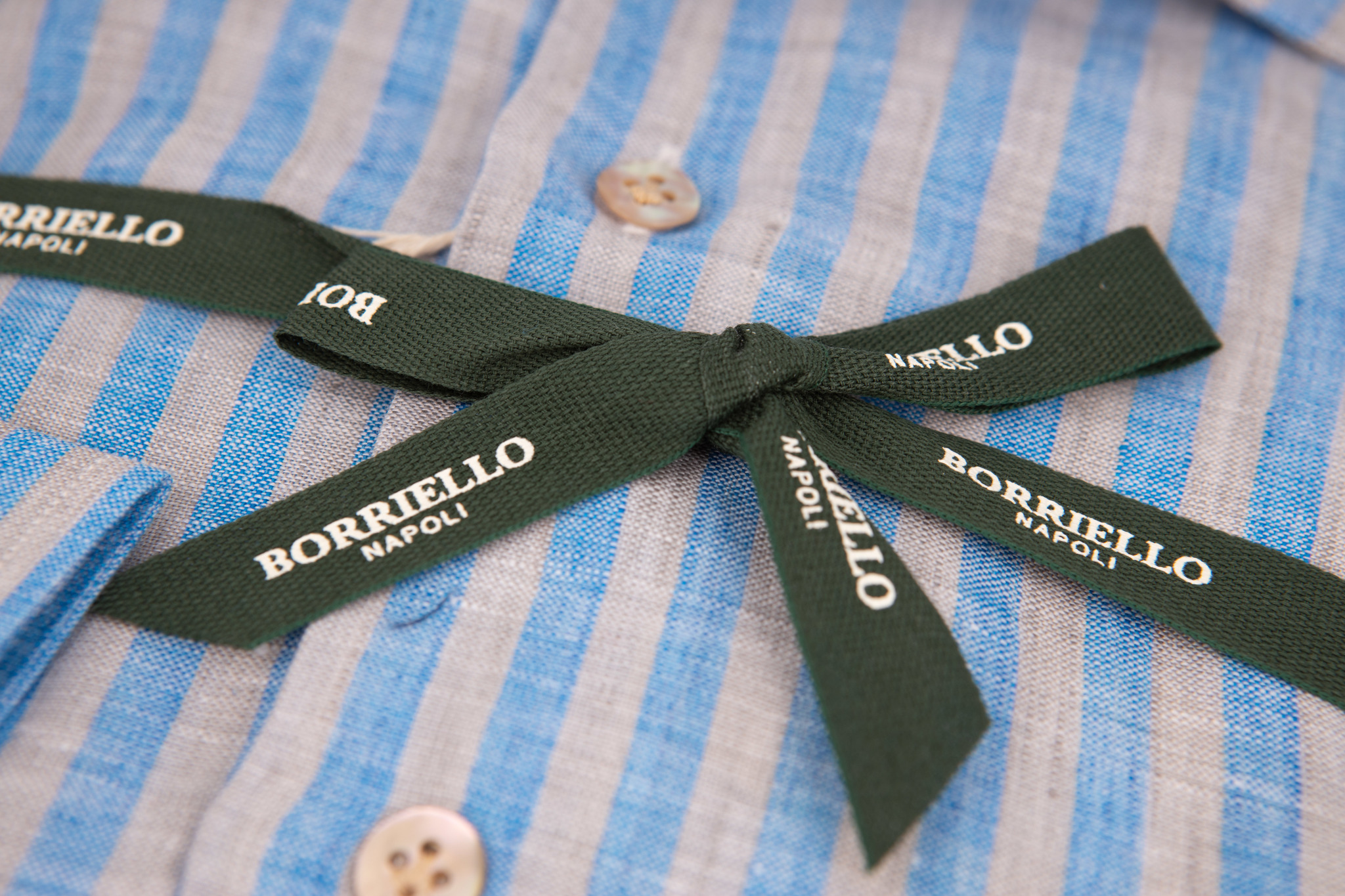 Borriello Napoli Light Blue Grey Linen – Zifferelli